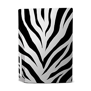 Head Case Designs Officially Licensed Grace Illustration with Zebra Art Mix Vinyl Faceplate Sticker Gaming Skin Decal Cover Compatible With Sony PlayStation 5 PS5 Disc Edition Console