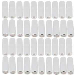 LampVPath (Pack of 40 AAA to AA Battery Adapter, AAA to AA Battery Converter Holder, AAA to AA Adapter for Battery Converter AAA to AA