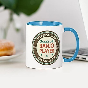 CafePress Banjo Player Vintage Mug Ceramic Coffee Mug, Tea Cup 11 oz