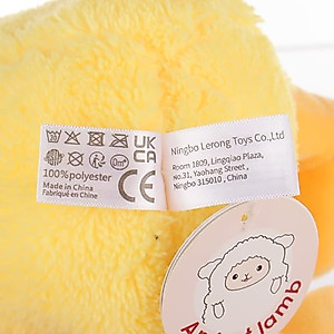 Apricot Lamb Toys Plush Velvet Duck Stuffed Animal Soft Cuddly Perfect for Child (Velvet Duck,8.5 Inches)
