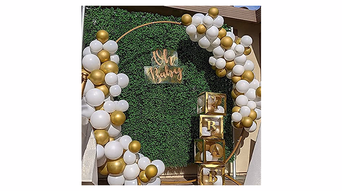 uyoyous 12PCS Grass Wall Panels 24x16 Inch Artificial Boxwood Hedges Mat Grass Backdrop Fence ...