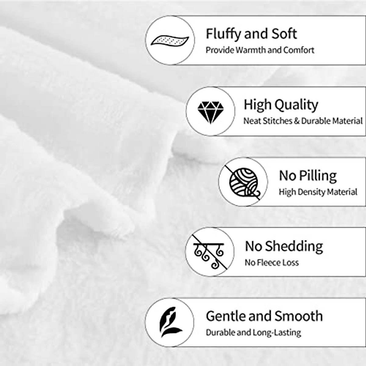 Ultra-Soft Flannel Fleece Blanket Lightweight All Season Throw Blankets Warm Cozy Air Conditioning Blanket for Living Room Sofa Bed 60"X50"