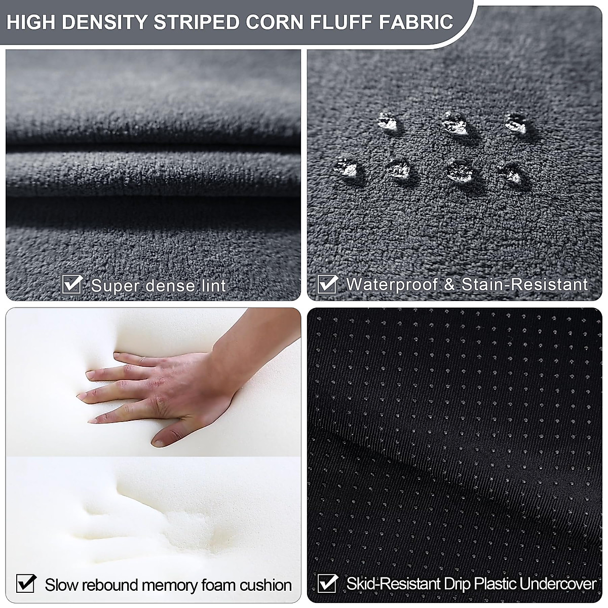 Futon Sofa Bed,Sleeper Chair - Convertible Sectional Sleeper Sofa with Pillow, Floor Bed Mattress for Guest Bed,Removable Zippered Back Support, Perfect for Living Room and Bedroom (SlateGray)