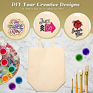 100 Pieces Reusable Totes Bag Set Non Woven Grocery Bag with Handles Fabric Portable Tote Bag Bulk(Beige)