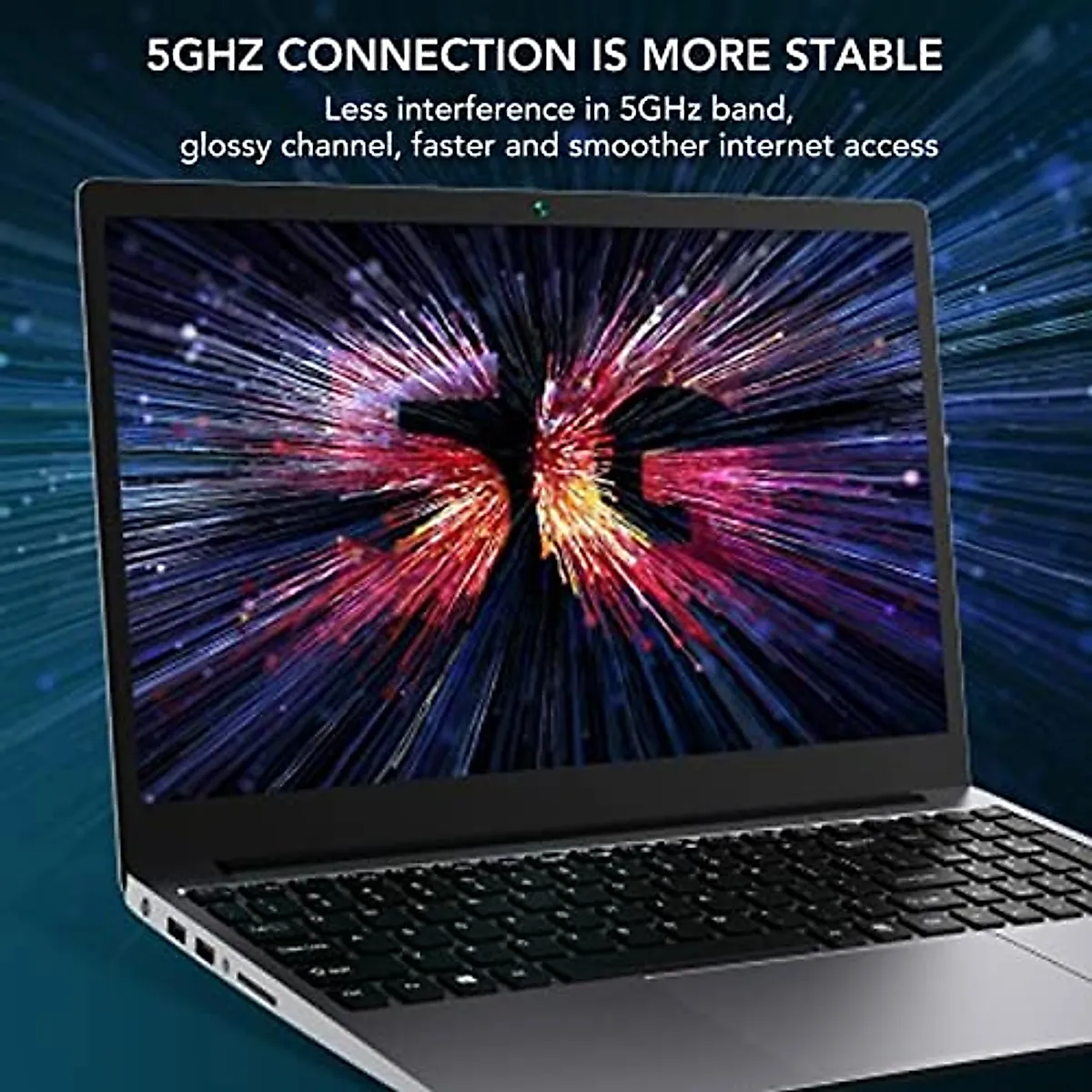 Laptop Computer, 100-240v High Performance Processor 15.6in Laptop 2K Resolution for Home (16+512G US Plug)