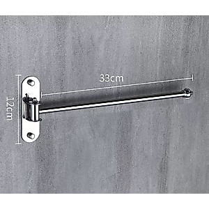 SEIFE Wall mounted Wall Mounted Towel Bar Rotating Towel Rack,Bath Rail Hanger Towel Holder,6 Swivel Bars Wall Mounted Towel Holder Rail For Kitchen Bathroom Towel Storage Holder Bathroom Bathroom she