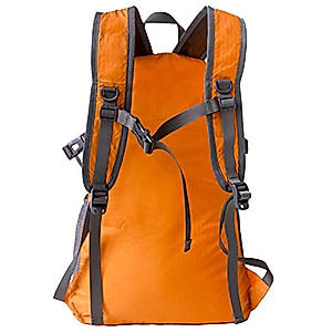 Outlander Packable Lightweight Travel Hiking Backpack Daypack (New Orange)