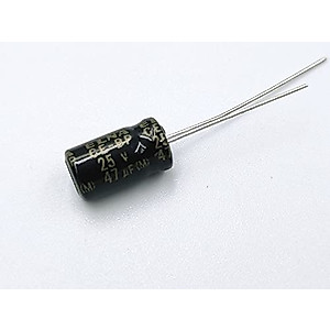 20PCS 47uF 25V Elna RBD BP (Bipolar) Audio Grade, 85 Degree high Temperature Capacitor 6x11 mm for high-end Audio