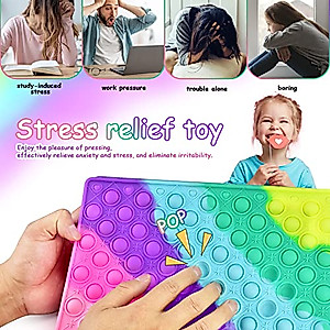 Pop Purse Toys for Girls, Pop Purse for Girls Shoulder Bag, Handbag Easter Gifts for Kids,Relief Stress Sensory Toy Crossbody, Party Birthday Gifts for Kids