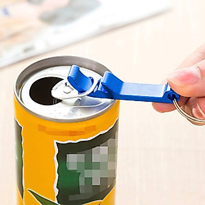 BronaGrand Keychain Bottle Opener,6 Pieces Aluminum Bartender Beer Bottle Opener