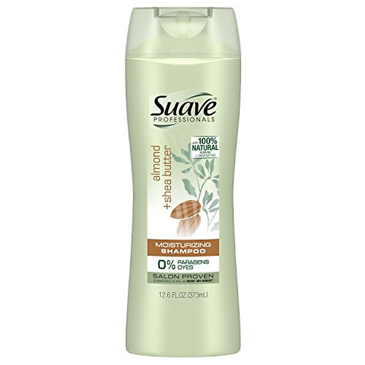 Suave Professionals Moisturizing Shampoo, Almond + Shea Butter, 12.6 oz