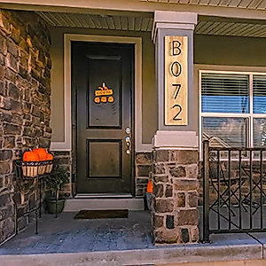 Covanm Floating House Letter A Black Floating Mount 5 Inch Modern House Letters A