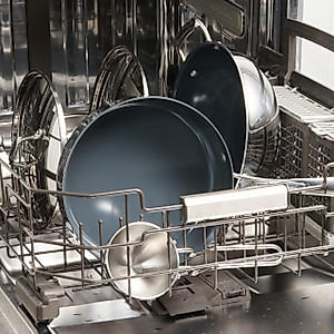 Tramontina Utsava 12-Inch Tri-Ply Clad Stainless Steel Ceramic-Coated Dosa Tawa, Non Stick Tava Pan for Roti, Crepe Pan, Comales para Tortillas, Pancake Griddle, Nonstick Flat Skillet