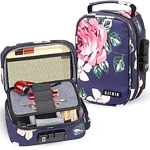 OZCHIN Smell Proof Bag with Combination Lock Tobacco Pipe Pouch Bag File Organizer Case Container Medicine Lock Box Odorless Storage Bag Great Gift for Friend
