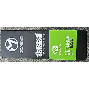 maxsun GEFORCE GT 1030 2GB GDDR5 Video Graphics Card GPU Mini ITX Design, New Architecture & Fast Performance Than 2GD4, HDMI, DVI-D, Single Fan Cooling System