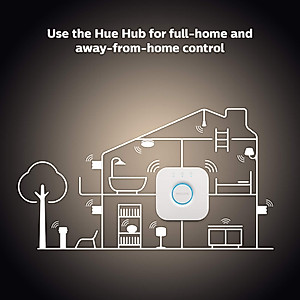 Philips Hue White A19 LED Smart Bulb, Bluetooth & Zigbee Compatible (Hue Hub Optional), Works with Alexa & Google Assistant, 2 Bulbs