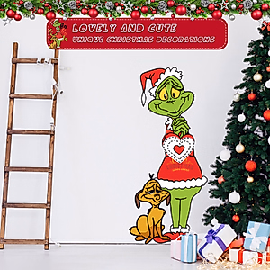 Large Funny Christmas Decorations, Christmas Classic Cardboard Cutouts for Xmas Wall Door Tree Porch Window Decor (Style1)