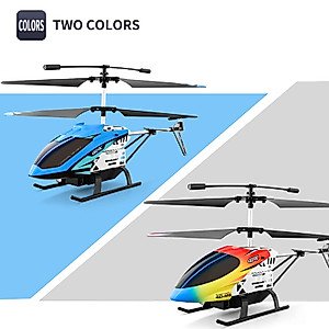 DRONEEYE M5 Remote Control Helicopter for Kids,Altitude Hold 2.4GHz RC Aircraft with Gyro for Beginner Hobby Toys,30 Min Play,Indoor Flying with 3.5 Channel,LED Light,High,Low Speed