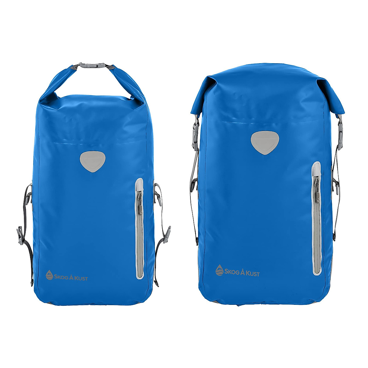 Skog Å Kust BackSak Heavy Duty Waterproof Backpack - Gear Bag for Sports, Travel, & More - 25L Navy Blue