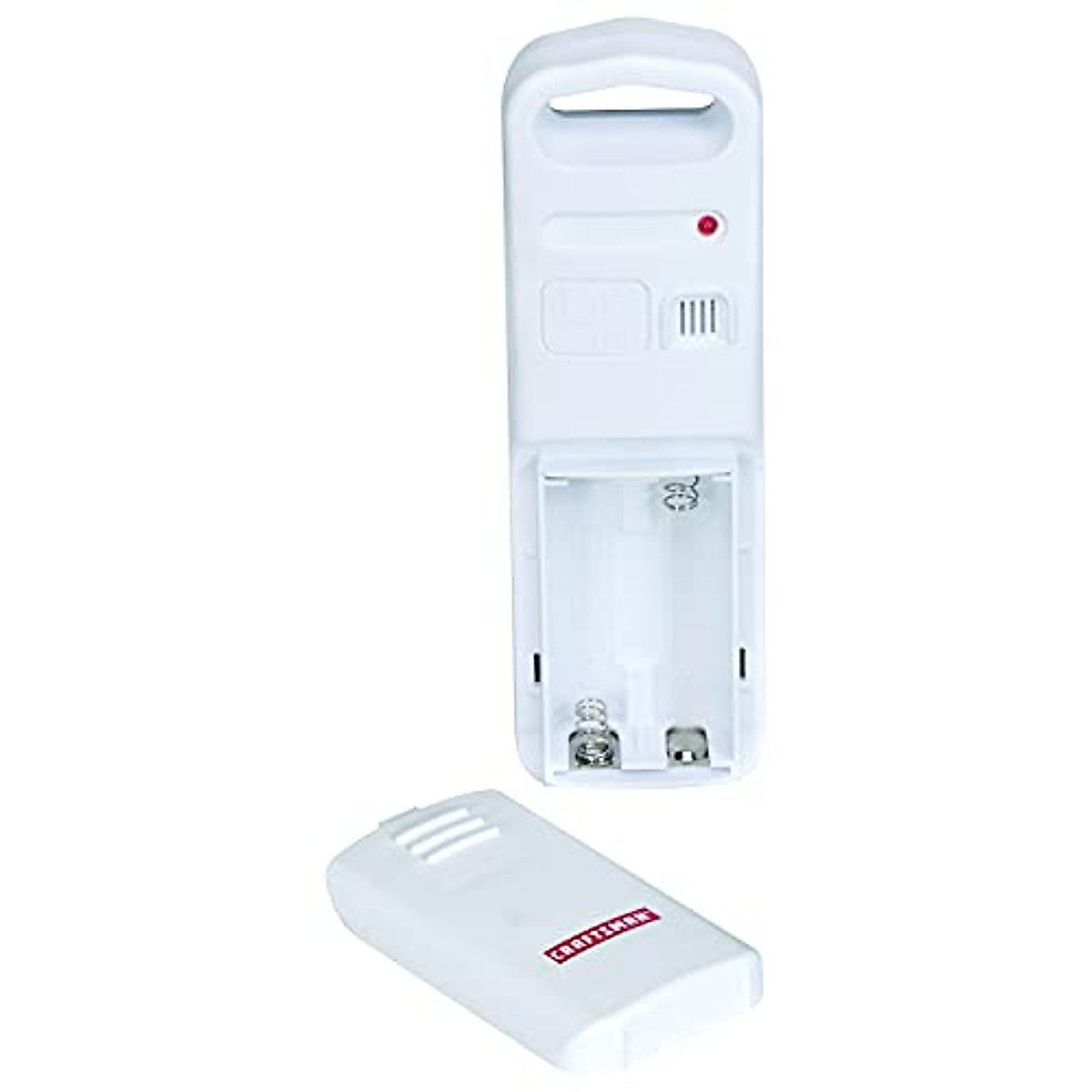 Craftsman Wireless Easy to Read Thermometer with Indoor and Outdoor Temperature & Humidity with Trend Arrows and Daily Date and Time (CMXWDCR01137), Red