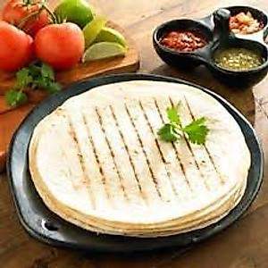 Comal for Tortillas 10 Inches Cayana Grill Griddle Pan Black Clay, 100% Handcraft Organic Cookware and Tableware Enhance Food Flavor and Take Care of our Planet