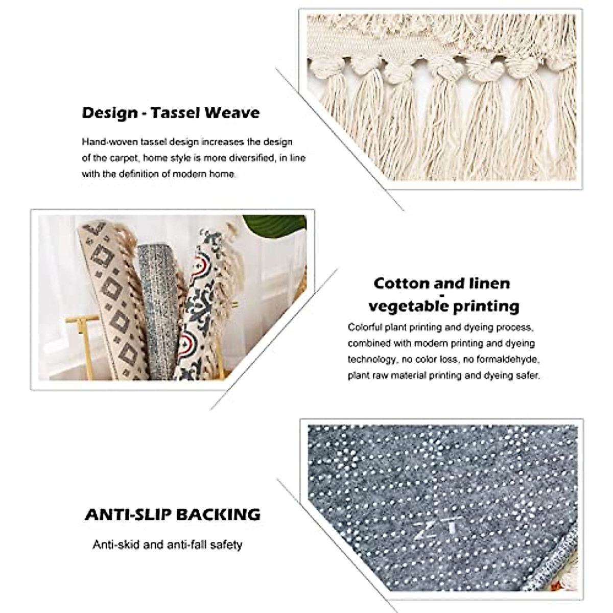 Boho Kid Bedroom Playroom Nursery Area Rugs Oil Derrick on The Prairies in Winter Tassels Carpet Patio Hallway Runner Mat Pad Home Decor Living Room Indoor Outdoor