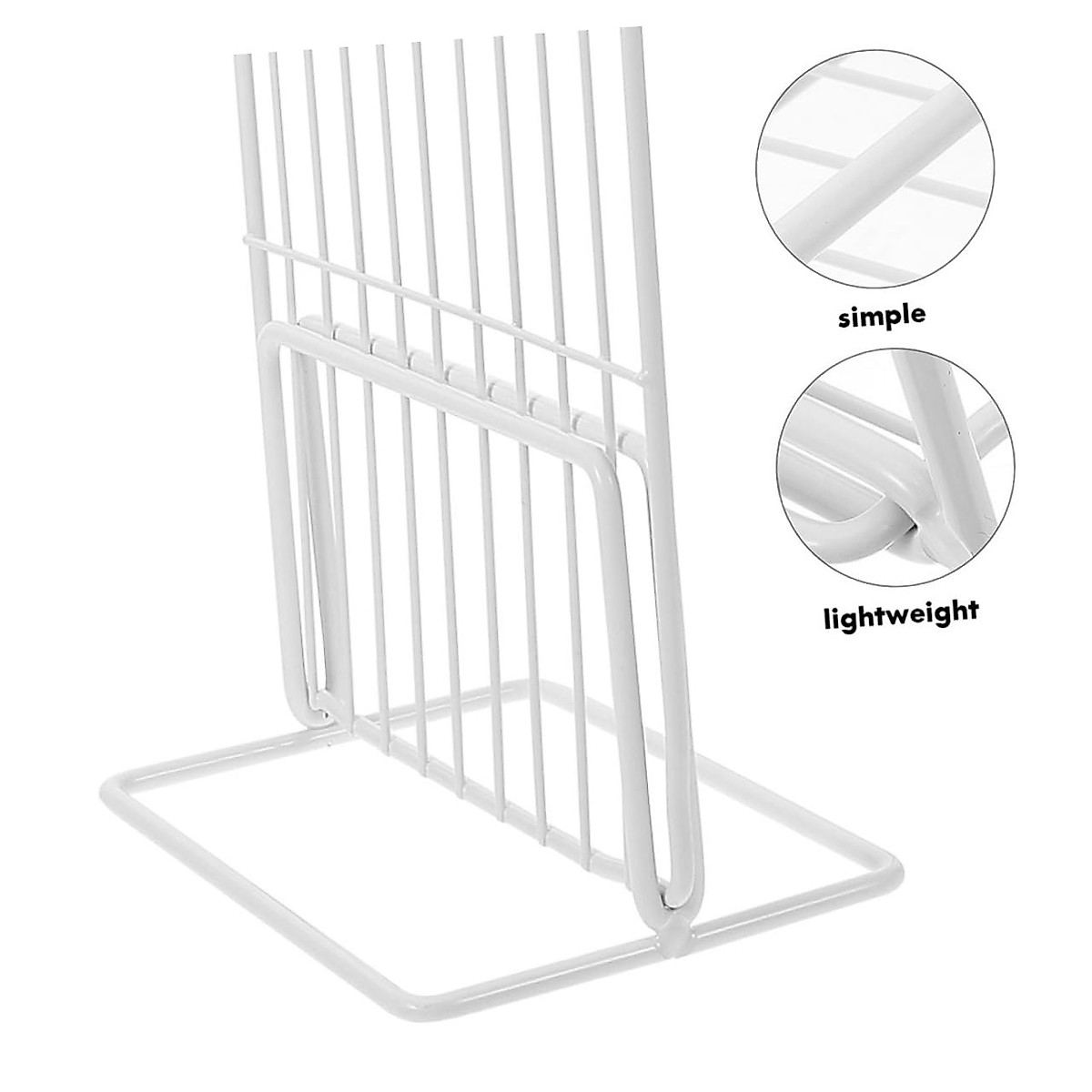 Garneck 2pcs Freezer Partition Closet Divider Refrigerator Dividers Shelf Divider Refrigerator Separators Fridge Drawer Divider Freezer Wire Divider Freezer Organizing Separator Iron White