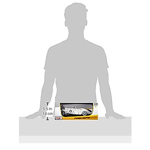 Maisto 1:18 Scale 1936 M-B 500 K Type Specialroadster Diecast Vehicle , White