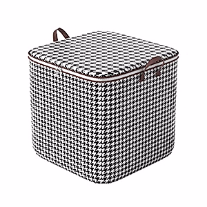 Hot6sl Large Capacity Clothes Storage Bag, Closet Organizers and Storage Under Bed Storage Containers Box for Bedding, Comforters, Foldable Organizer with Reinforced Handle, Sturdy Zippers,180L