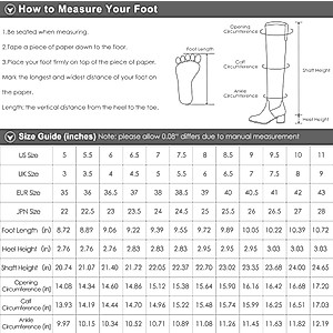 DREAM PAIRS Women's Stretch_High Black Thigh High Block Heel Over The Knee Boots Size 9 B(M) US