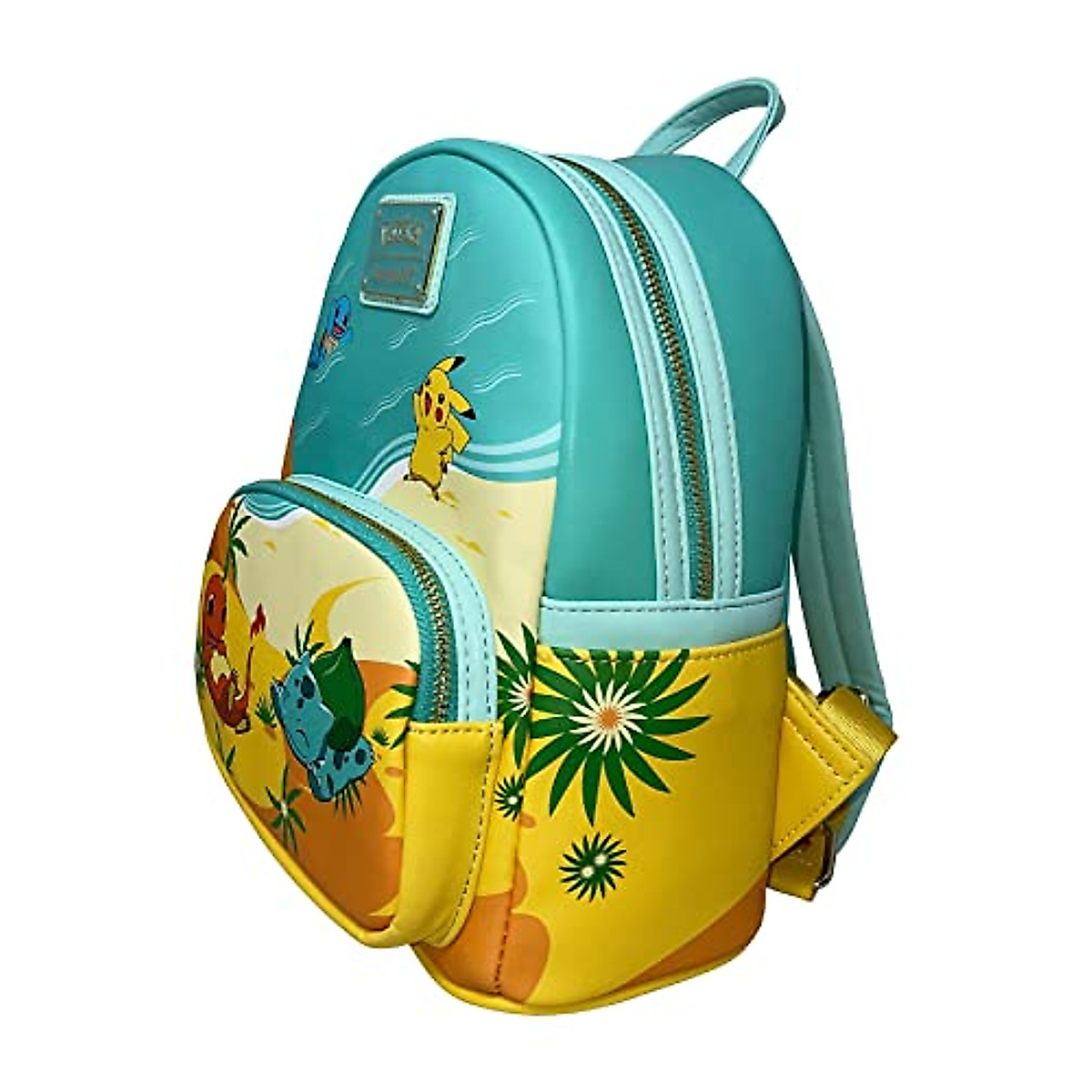 Loungefly Pokemon Original Starters Beach Scene Womens Double Strap Shoulder Bag Purse