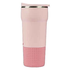 Pelican Hydration Pelican Cascade™ 22 oz Vacuum Insulated Tumbler - Recycled Stainless Steel Double Wall Travel with Dual Lid, Powder Coated Insulated Coffee Mug For Hot Cold Drinks, Blush