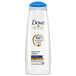 Dove Nutritive Solutions Strengthening Shampoo for Damaged Hair Intensive Repair Dry Hair Shampoo With Keratin Actives 12 oz