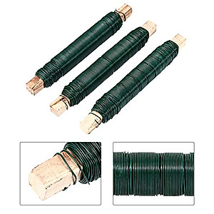 DOITOOL 3pcs Iron Wire Gardening Tree Wire DIY Bonsai Wire Stems Aluminum Bonsai Training Wire Bonsai Tool Kit Heavy Duty Wire Bonsai Wires Anodized DIY Kits Flexible Metallic Paint