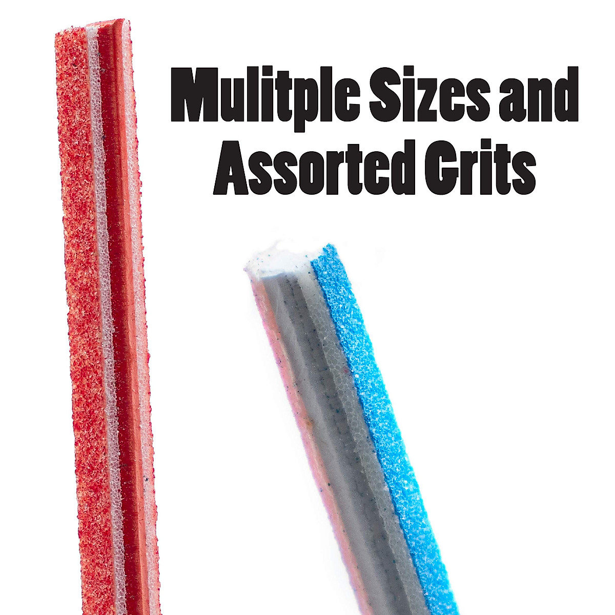 Keystone 100 Sanding Twigs or Sticks Ideal for Woodworking Hobby Arts Crafts Models Mixed Grits and Lengths Cushioned Abrasive (5 Pack)