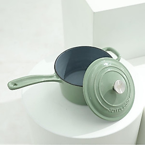 Joyful Cook Enameled Cast Iron Sauce Pan