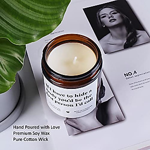 Gifts for Women Best Friends, Birthday Gifts for Her Funny Gifts for Women, Candles Gifts Soy Wax Vanilla Scented Candle