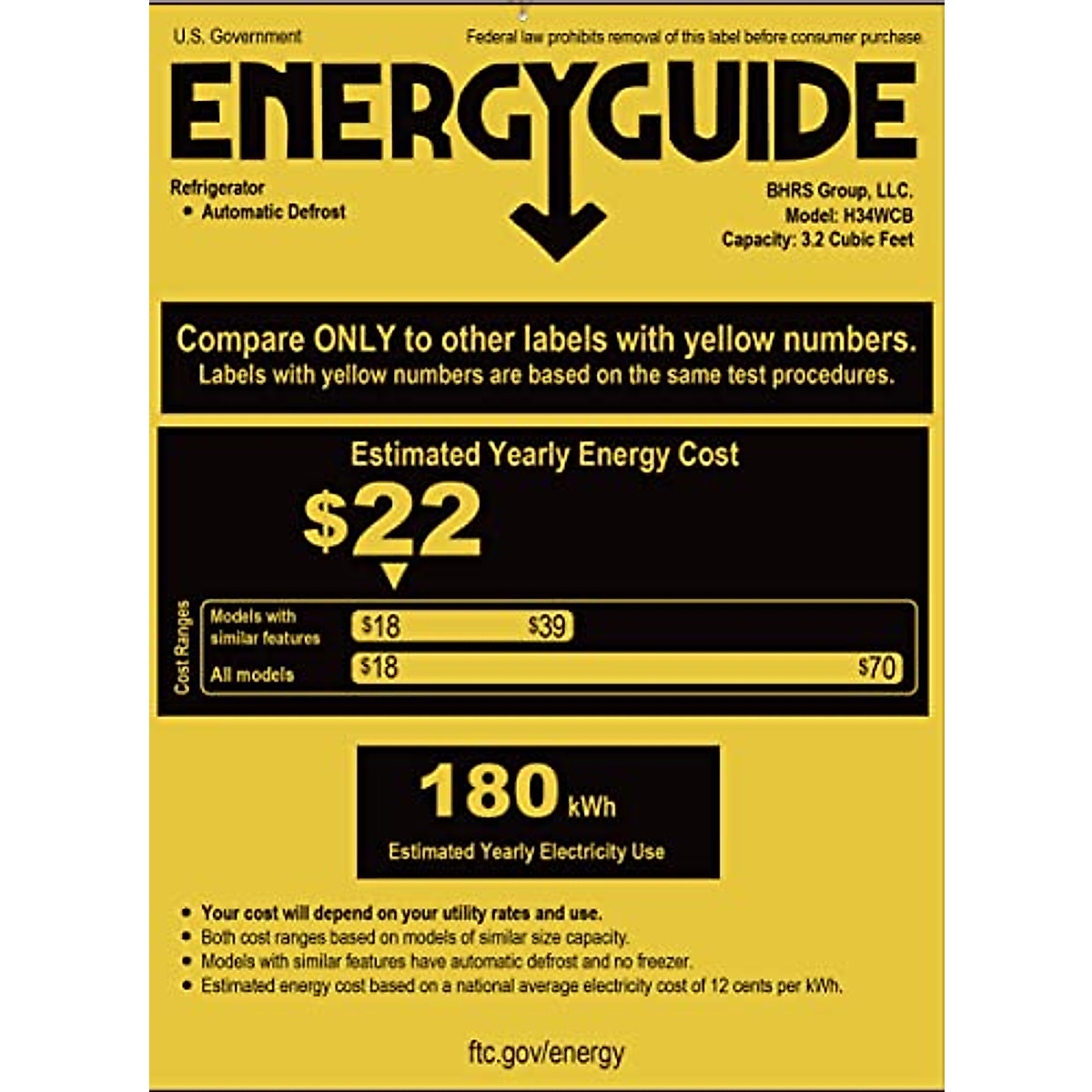 Honeywell 34 Bottle Compressor Wine Cooler Refrigerator, Large Freestanding Wine Cellar For Red, White, Champagne or Sparkling Wine, Digital Temperature Control, Stainless Steel
