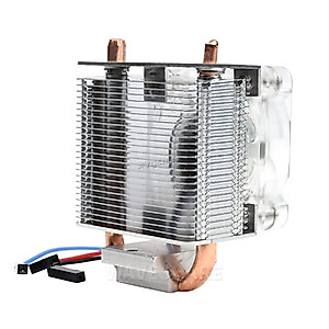 Low-Profile ICE Tower Cooling Fan for Raspberry Pi 4 3 Model B B+ Super Heat Dissipation 5mm Copper Tube Powerful RGB Colorful LED More Efficient @XYGStudy