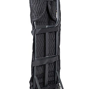 Mytee Products Padded Hand Truck Cover - Round Top, Moving Supplies, Black Moving Pad - Woven Cotton/Poly - 50" x 16"