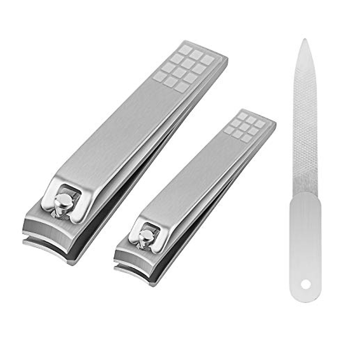 MINGTU Nail Clippers Set, Long Lasting Sharp Toenail and Fingernail Clippers, Professional Sturdy Stainless Steel Nail Cutter for Men & Women