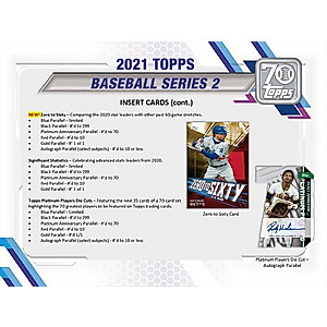 Topps 2021 Series 2 Baseball Hanger Pack