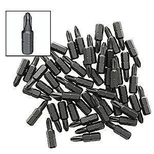 Grabber #2 Reduced Phillips Drywall Screw Driver Bit Tips (50-Pack)
