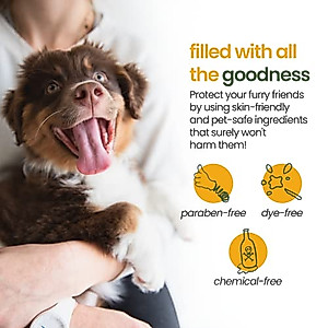 Gerrard Larriett - Natural Pet Stain & Odor Remover, Cleaning Pet Supplies with Citrus Oil Blends, All-Natural Pet Stain Remover for Furniture, Floors and Carpets, Pet and Kid-Safe, 16 oz