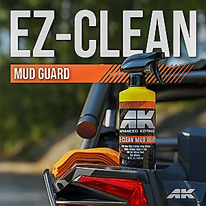 Advanced Kotings EZ-Clean Mud Guard | Ceramic Coating Mud Defender and Repellent | Makes Cleanup Easy for ATVs, UTVs, Dirt Bikes, Vehicles and More | 16 fl oz Spray - 2 Pack