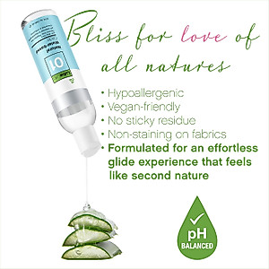 Lubelab Waterbased Lube 8.3 Fl Oz. Personal Lubricant w/Aloe & Vitamin E, Hypoallergenic, Free of Paraben&Glycerin&PEGs, PH-Balanced, Natural Smooth Slippery Glide Gel for Couples, Men, Women