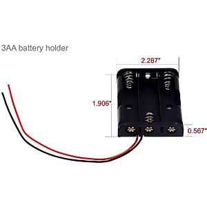 (Pack of 8)AA and AAA Battery Holders: 1Pc 1 AA Holder, 1Pc 2 AA Battery Holder, 1Pc 3 AA Holder, 1Pc 4 AA Battery Holder, 1Pc 1AAA Holder, 1Pc 2 AAA Battery Holder, 1Pc 3 AAA Holder, 1Pc 4 AAA Holder
