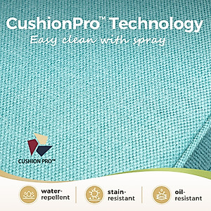 MIXPATIO Patio Furniture Set, 5 Pcs Wicker Outdoor Conversation Set, 2 x Single Chairs, 1 x 3 Seater Sofa and 2 x Ottoman with 4" Thick Cushion for Garden Backyard Deck, Blue