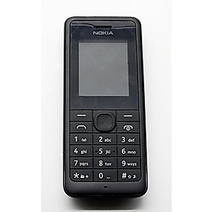Nokia 106 Unlocked GSM Dual-Band Cell Phone w/SMS and FM Radio - Black