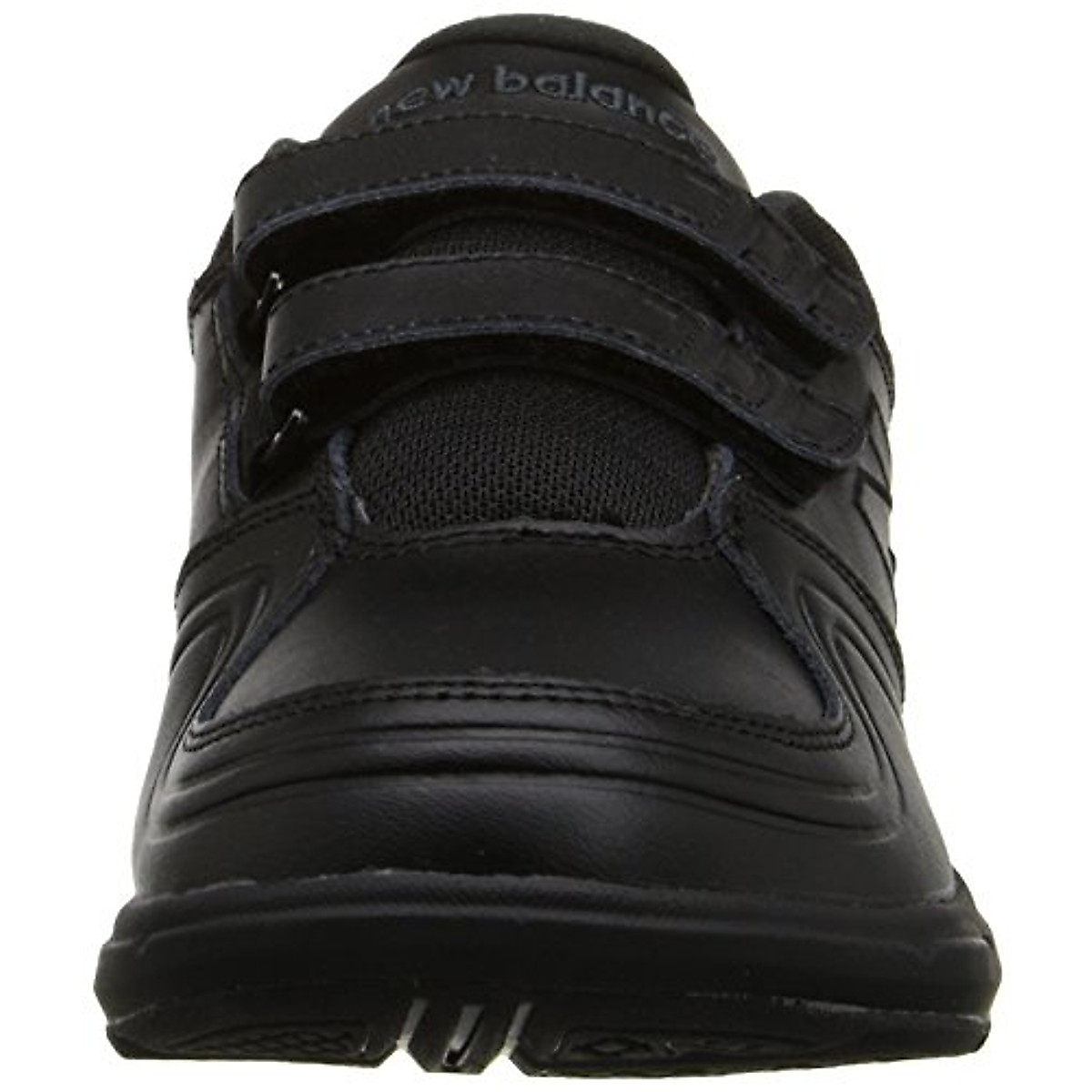 New Balance womens 813 V1 Hook and Loop Walking Shoe, Black, 7.5 Wide US